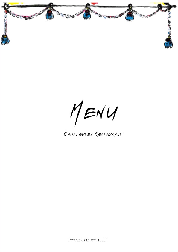 Our Menus | Kaufleuten Zürich