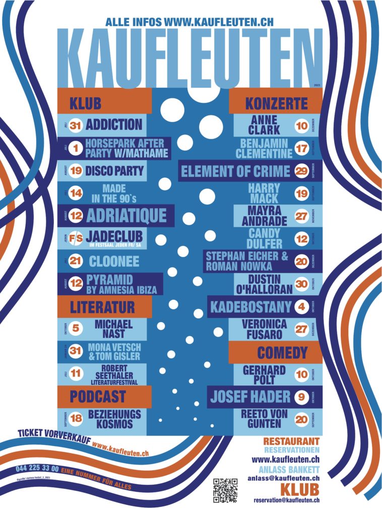 Kaufleuten Poster | Kaufleuten Zürich